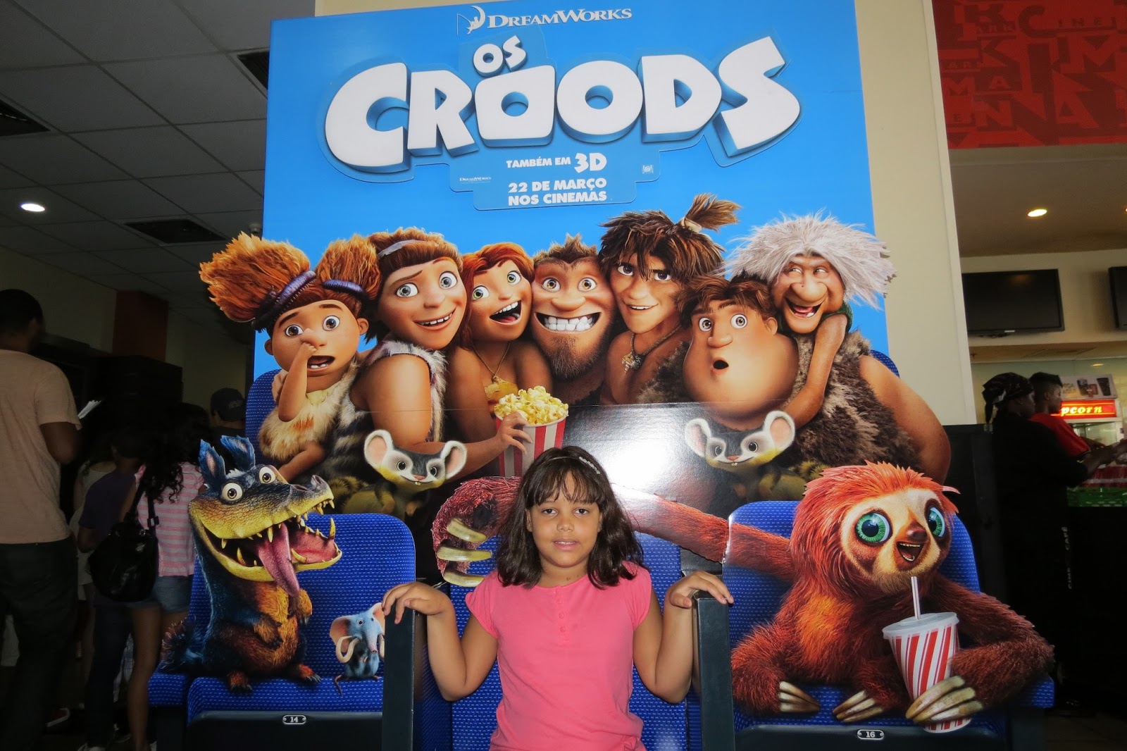 Nina Krivochein: Nina indica o filme "Os Croods"