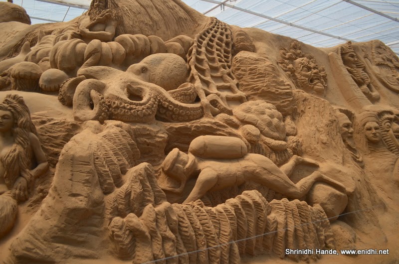 Sand Sculpture Museum Mysore Dasara - eNidhi India Travel Blog