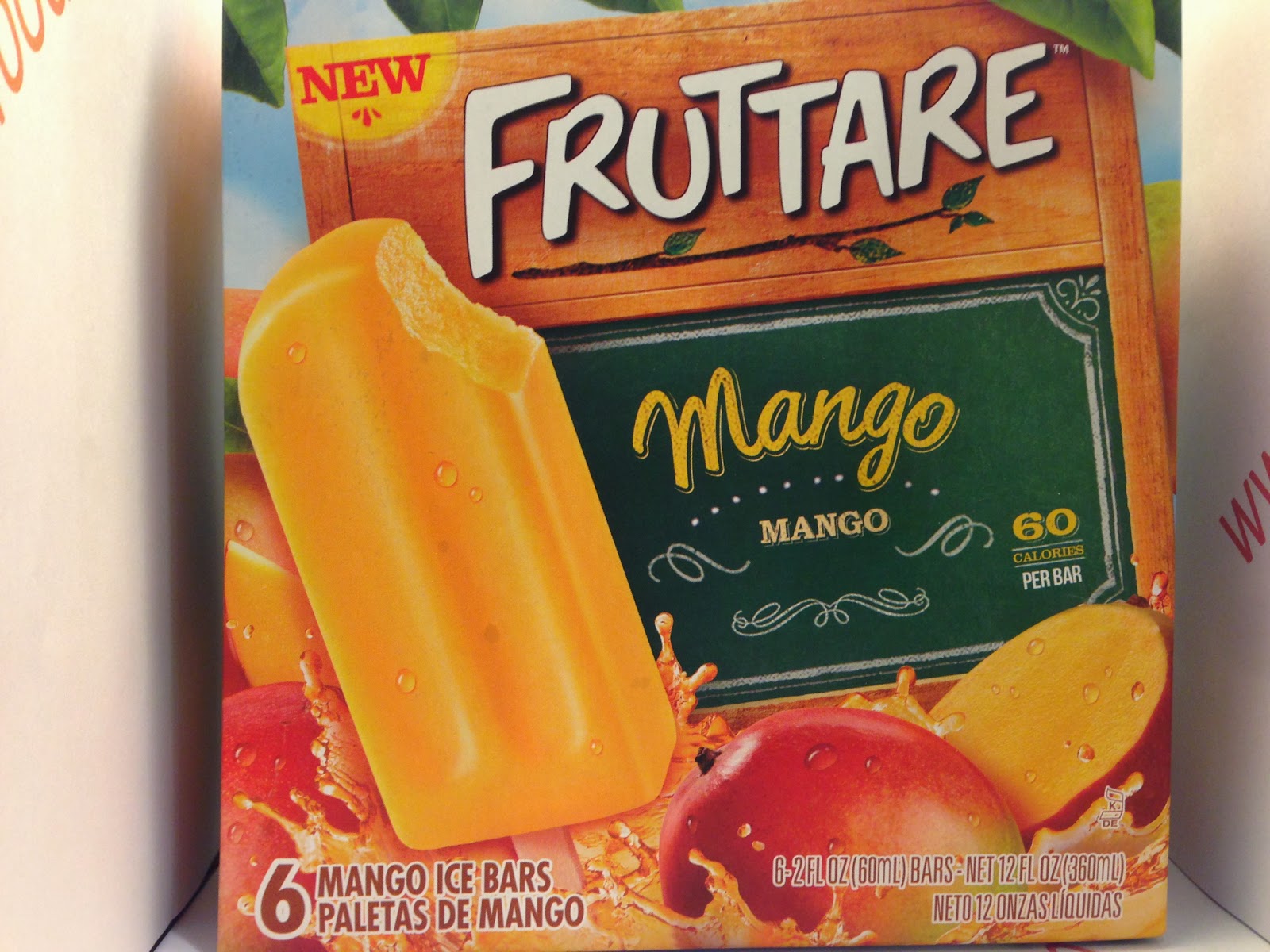 Crazy Food Dude: Review: Fruttare Mango Ice Bars