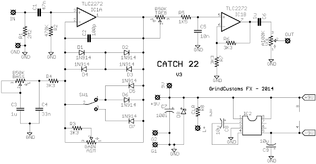 DIY Guitar Pedal Blog: Catch 22 / Timmy Overdrive
