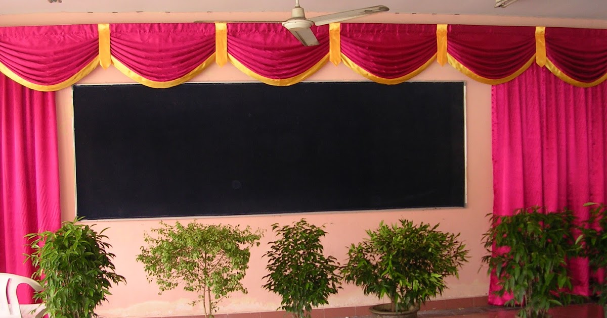 Dekorasi Bersama Azfa: Langsir Dewan Sekolah