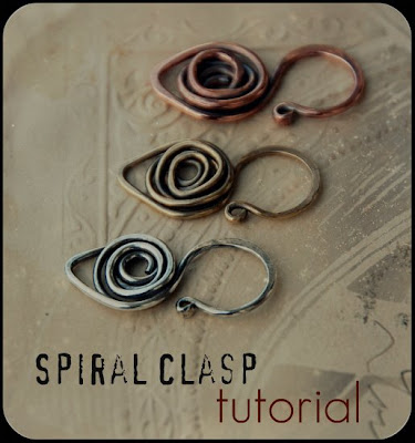 orecchini e gioielli 1129design - ispirazioni e divagazioni: Spiral wire clasp tutorial ...