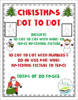 CHRISTMAS DOT TO DOT ~ Book Units by Lynn