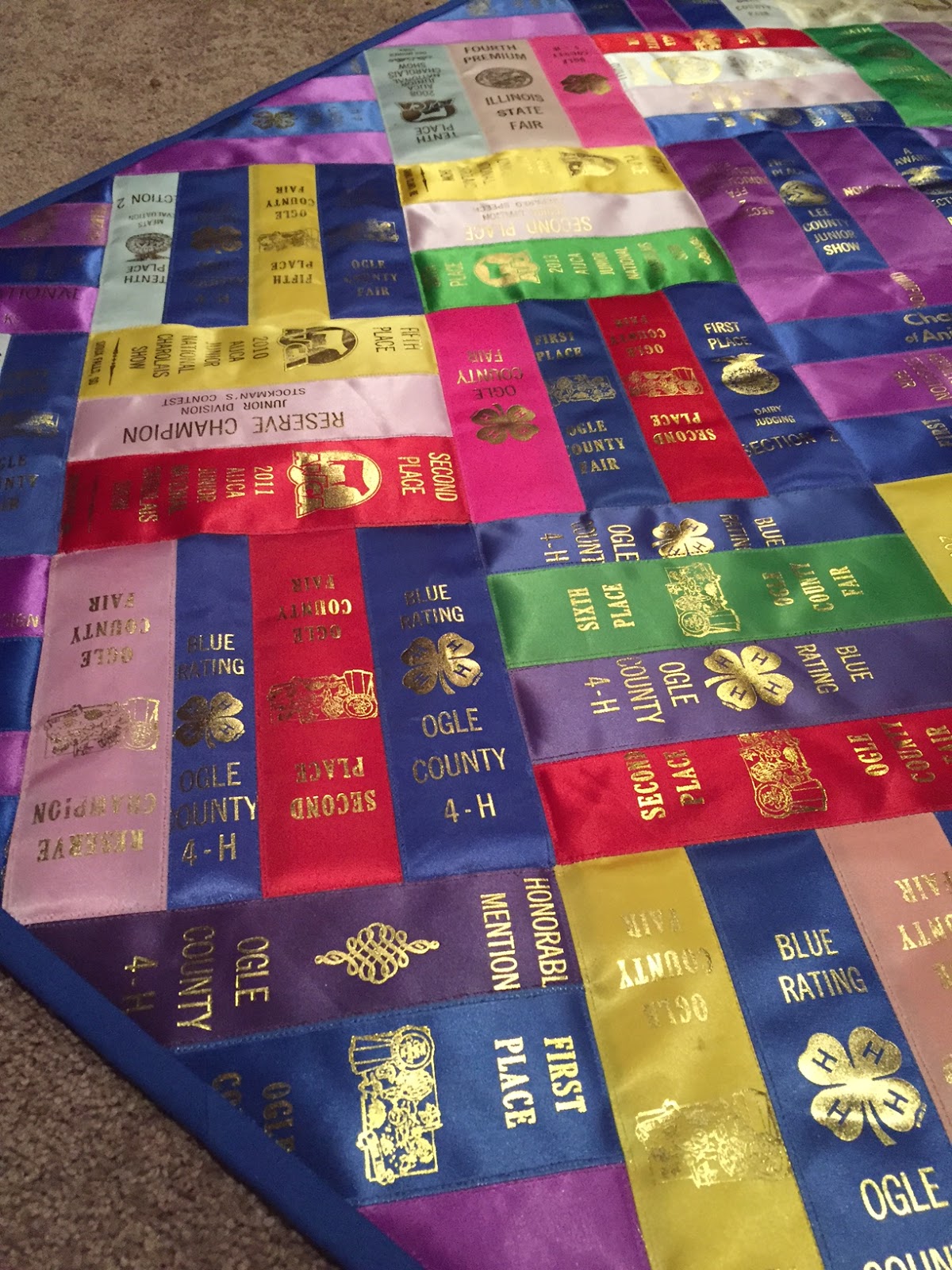 Carrie On The Prairie: Emily's Ribbon Quilt