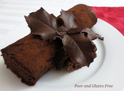 Poor and Gluten Free (with Oral Allergy Syndrome): Gluten Free Yule Log ...