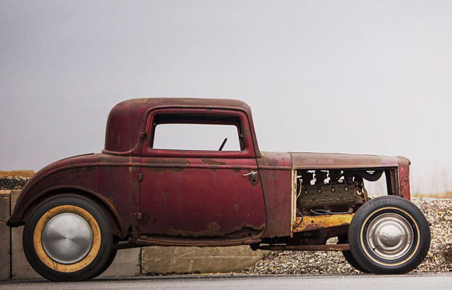 MUSCLE CAR COLLECTION : 1932 Ford Flathead V8 Pioneer Hot Rod Car
