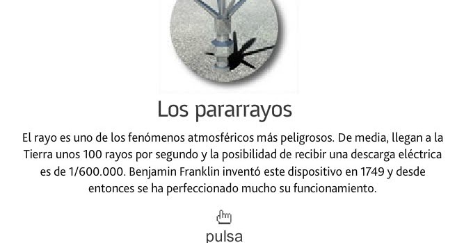 DEPARTAMENTO DE TECNOLOGÍA: Los pararrayos