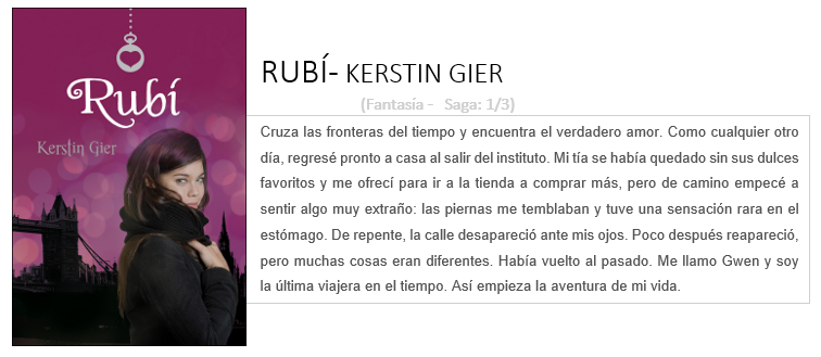 Cuchu Librería: RUBÍ - KERSTIN GIER
