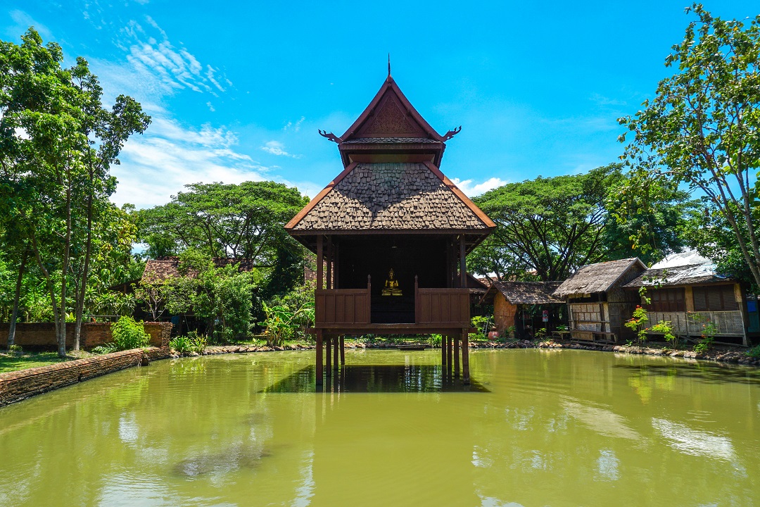 Ancientcity point description.: 59. โบสถ์น้ำ,The Water Hall.