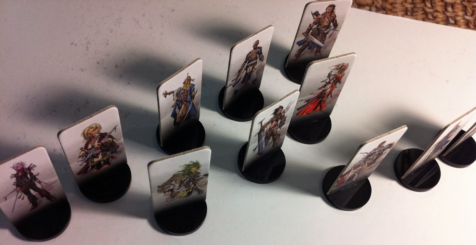 Настольные игры ручной работы Хана Тохтамыша: Pathfinder Tokens