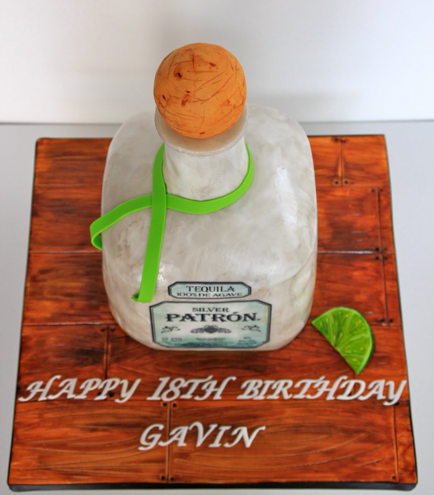Patron Bottle Cake Tutorial