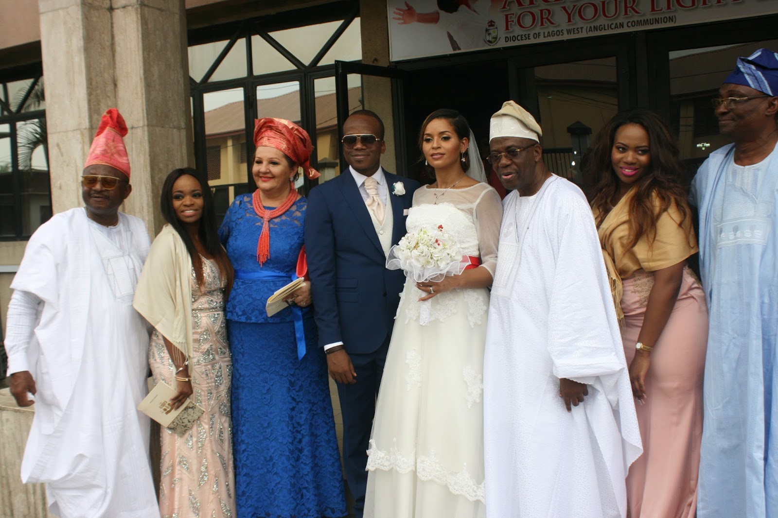 At the glamorous wedding between the families of Clinton Peters and Dr ...