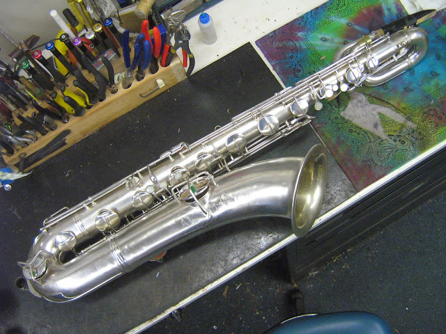 The Bench @ Keystone: Vintage Conn Bari Sax octave mechanism