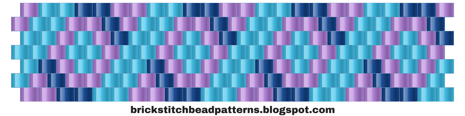 Brick Stitch Bead Patterns Journal: #4 Free Brick Stitch Pony Bead Cuff ...