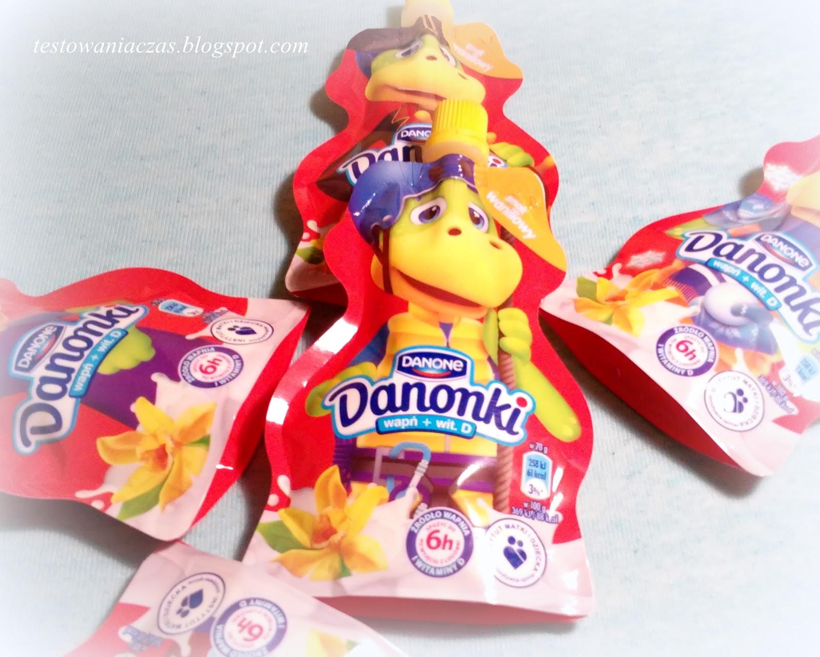 Testowanie z trnd: Danonki w saszetce wanilia i truskawka ...