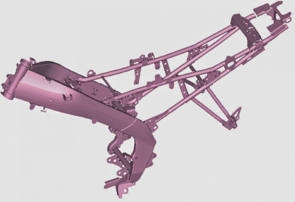 berbagi pengalaman dan kehidupan mahasiswa: sasis unik ducati... monocoque