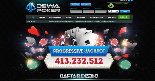 DEWAPOKER, Poker online Bonus Terbesar dan tertinggi Indonesia