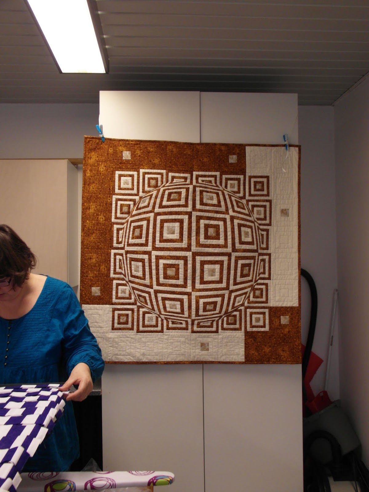 Patchwork-blomsten: Strimler - "tern" og sekskanter ♥ ....