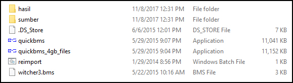 Tutorial Membuat Mod di The Witcher 3 Wild Hunt Menggunakan QuickBMS ...