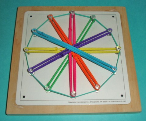 Learning Ideas - Grades K-8: Circular Geoboards - Fun Hands-On Math Tools
