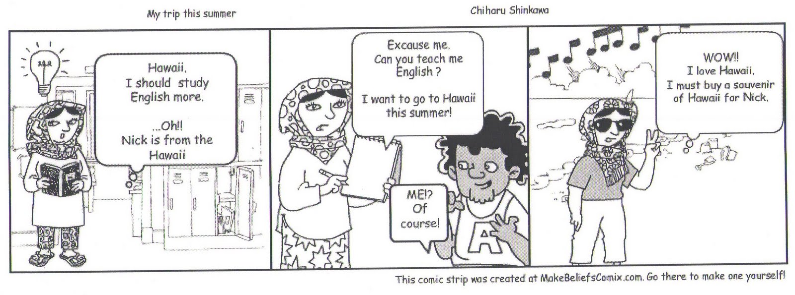 English Every Day! - Essay Writing: Original Student Comics