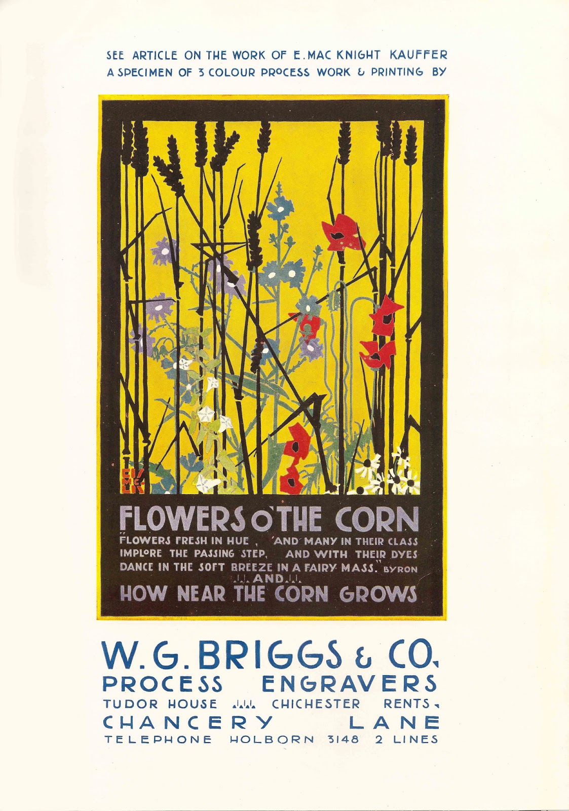 ART & ARTISTS: E. Mcknight Kauffer – part 1