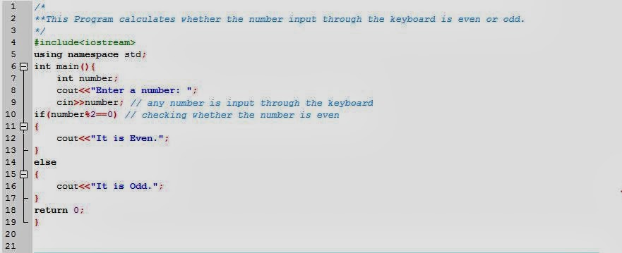 Programming Chunks C Program That Calculates Whether The Number Input Through The Keyboard Is