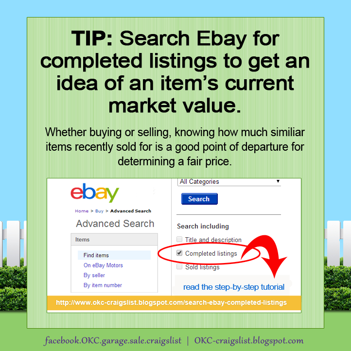 TIP: What's it worth? Use eBay tool to find a fair price | Craigslist ...
