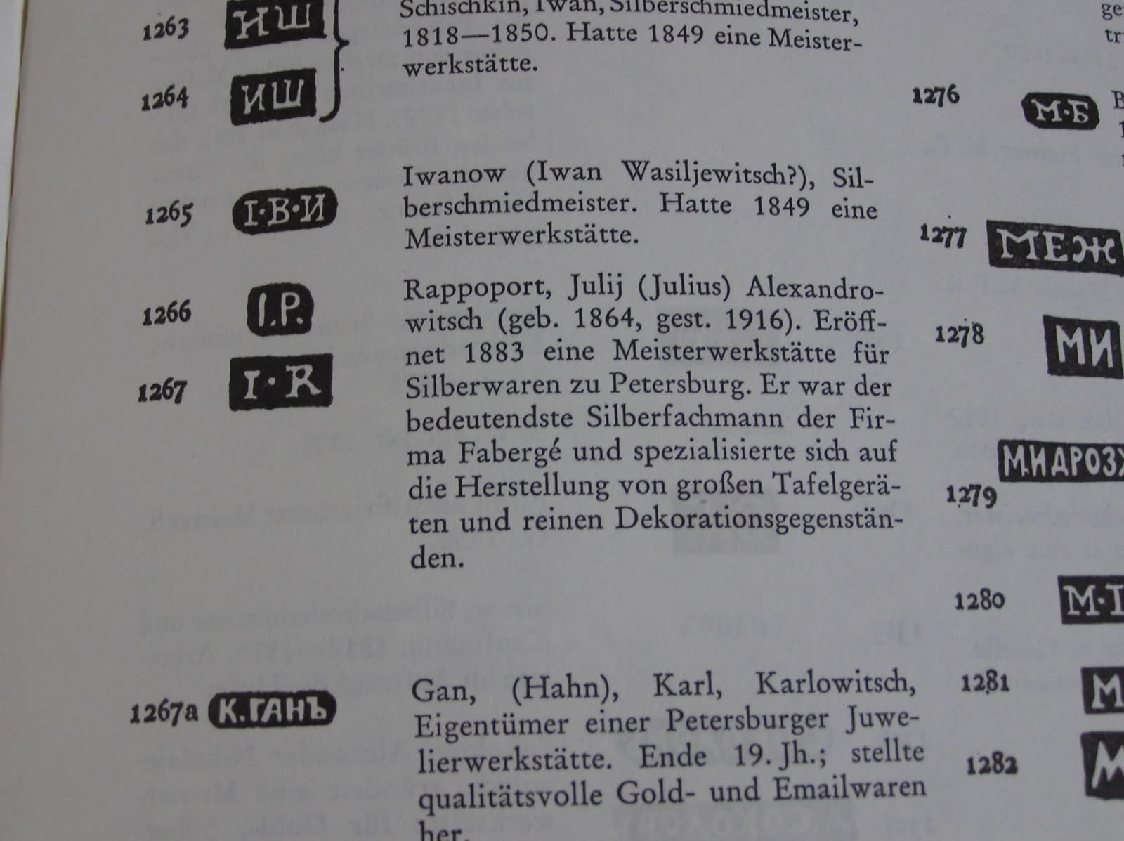 Fossils & Antiques: Faberge marks