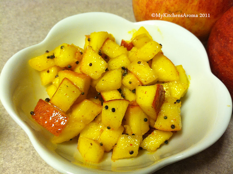 The Sizzling Pan: "Everyday Cooking"- Quick and Easy-- Apple Pickle