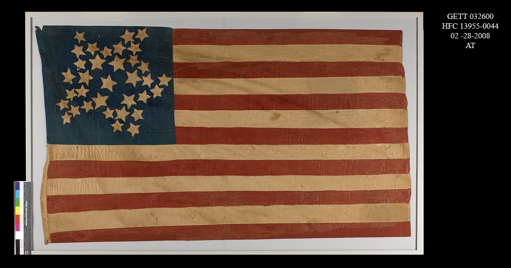 Inside the Conservator's Studio: The conservation of a 34-star American ...