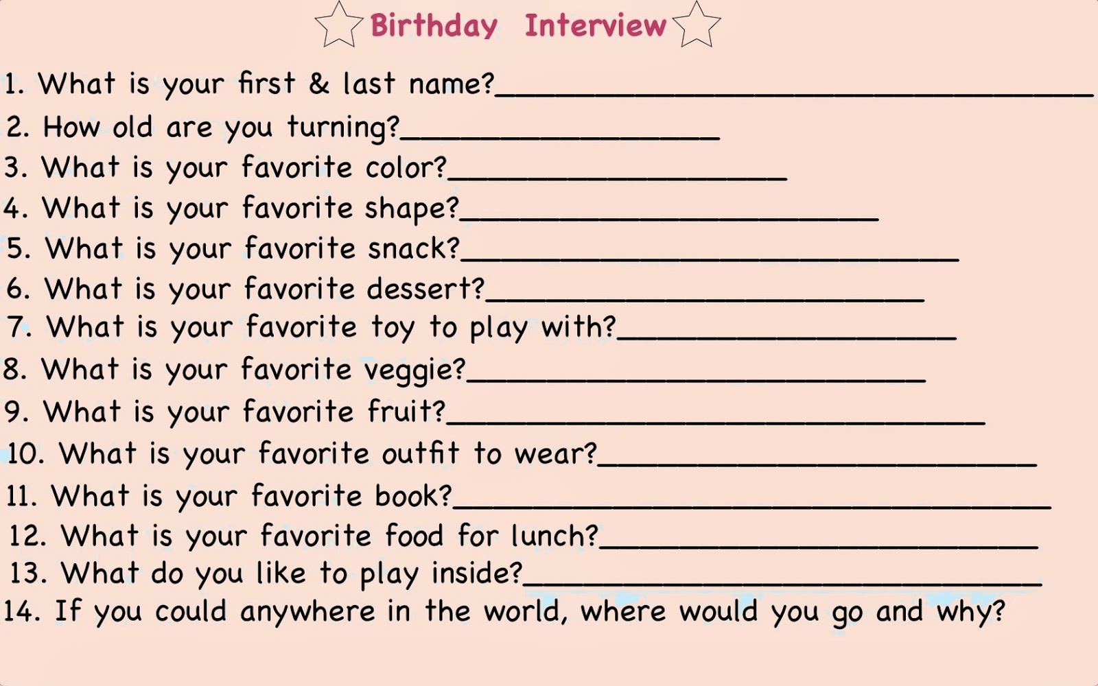 Birthday 5TH Interview - Three Sisters and Us