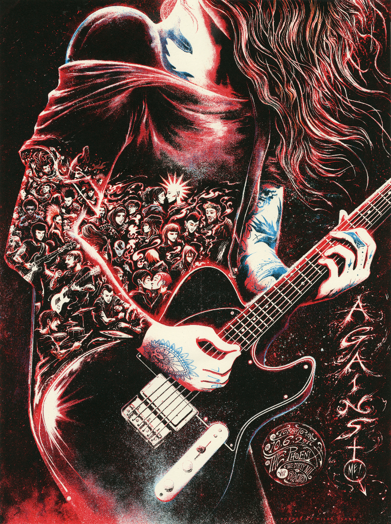 INSIDE THE ROCK POSTER FRAME BLOG: Miles Tsang Against Me Toronto ...