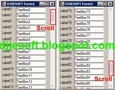 DevExpress : Menggunakan XtraScrollableControl (Panel+Scroll) | DASAR ...
