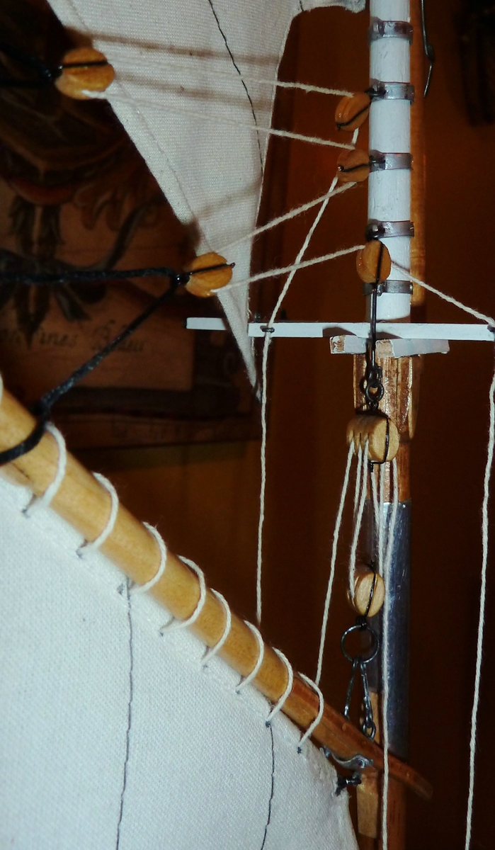 Model Build - Bluenose II: 11 - Some Initial Rigging