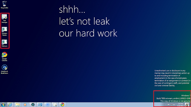 CJ's Tech Space: Windows 8 Build 7850