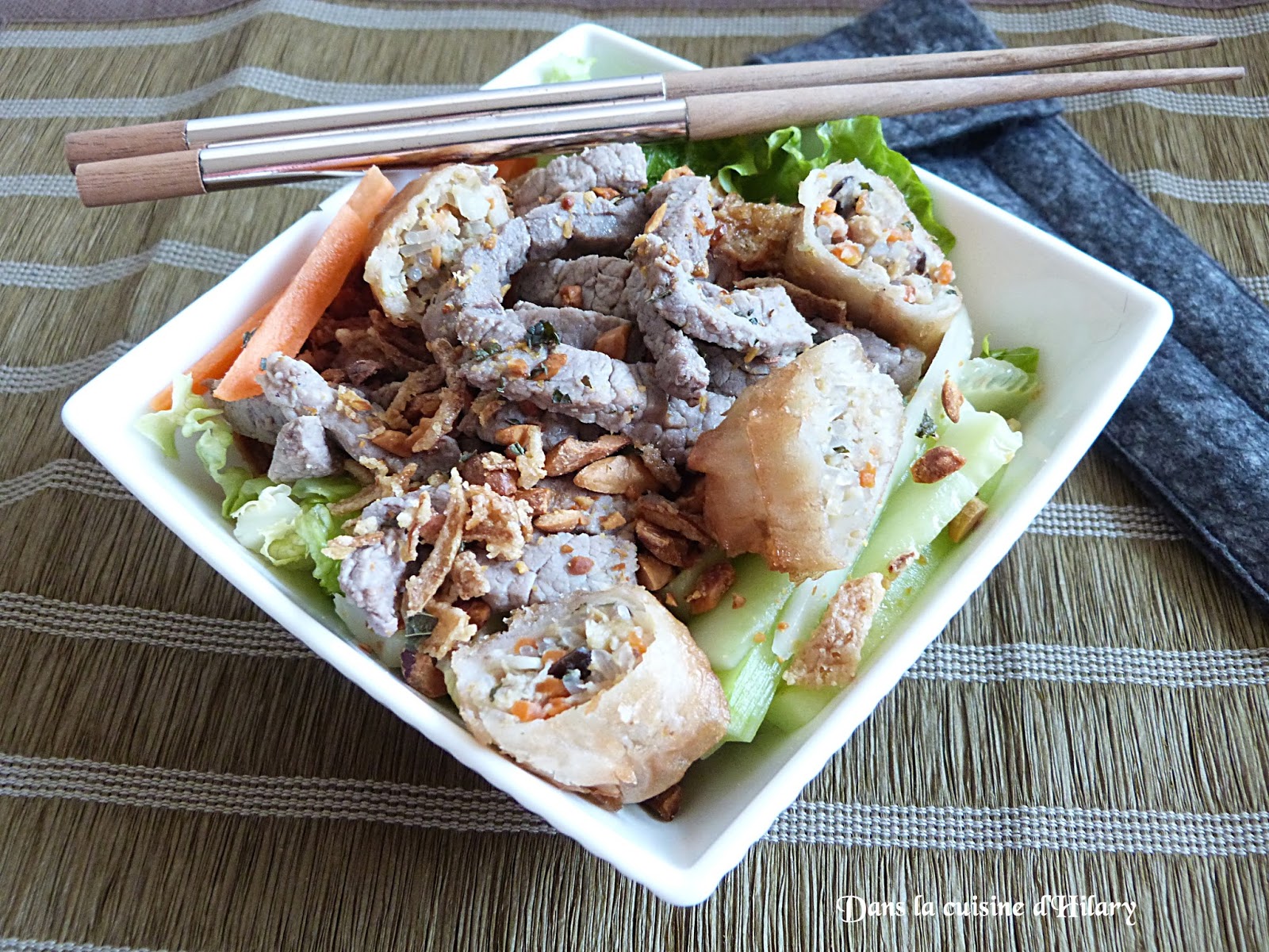 Dans la cuisine d'Hilary: Mon bo bun pour un aller-retour express au ...