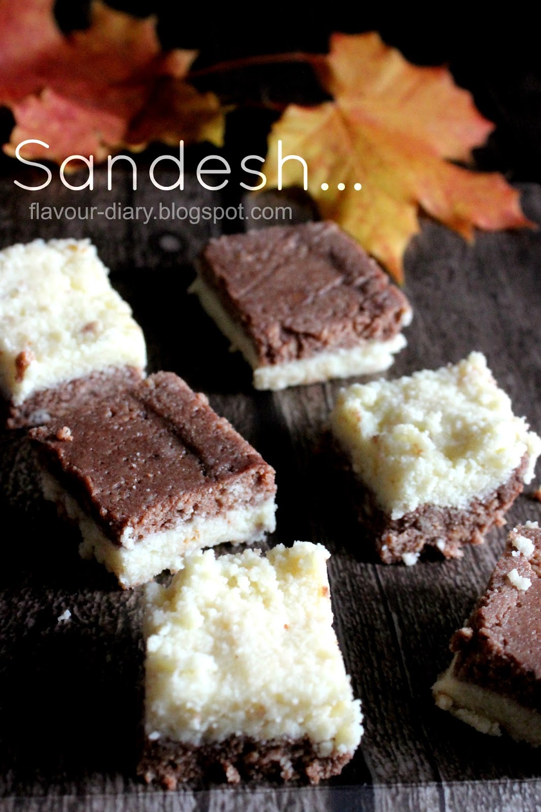 Flavour Diary: Chocolate Cardamom Sandesh ... A Sweet Chocolate message