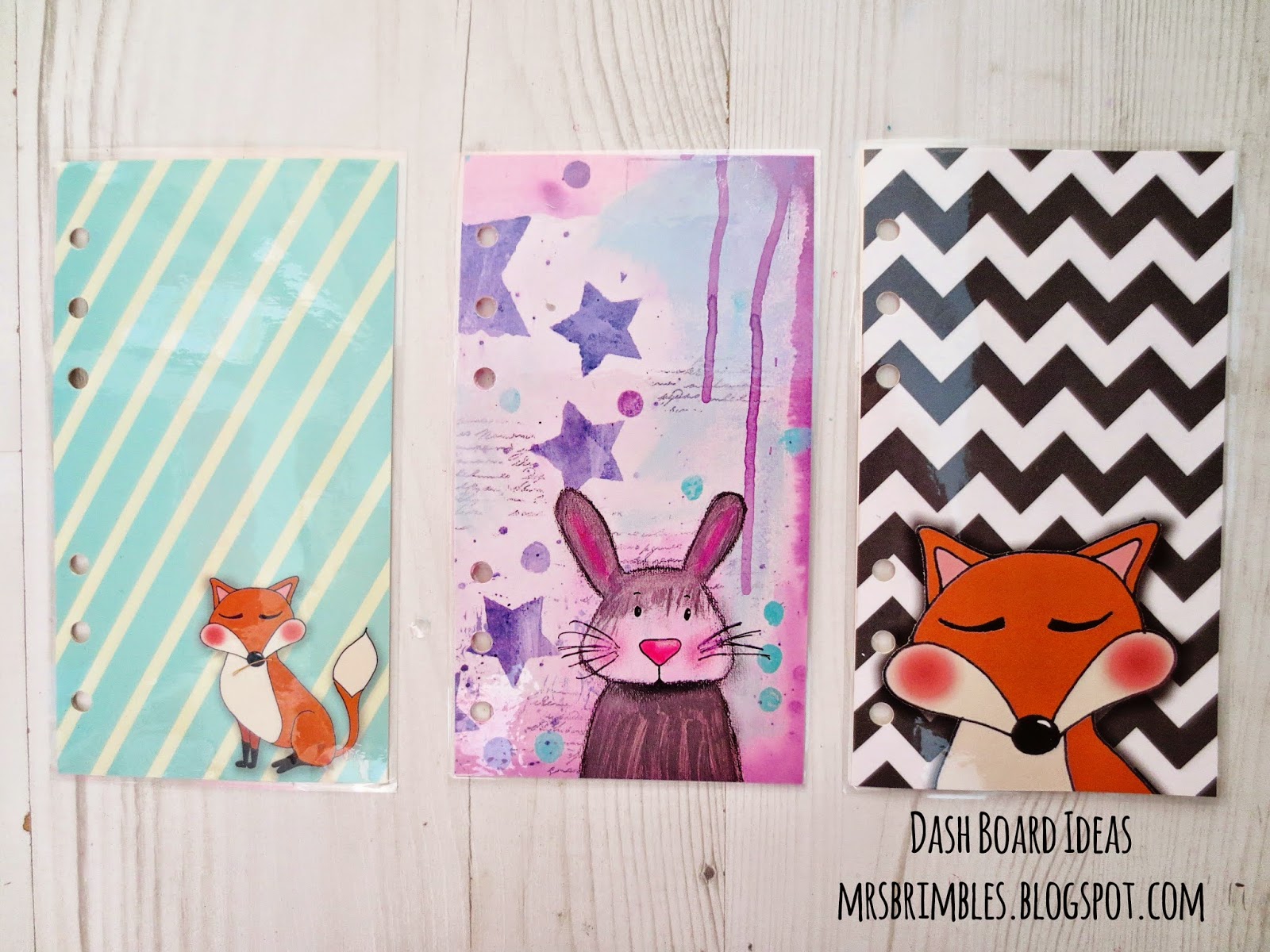 Mrs Brimbles: Filofax Dashboard - How to make & What with! - Filofax ...