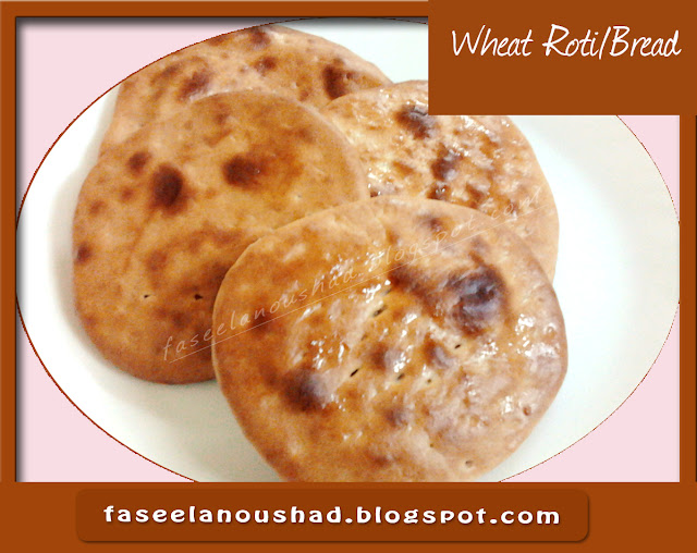 GOOD FOOD ENDS WITH GOOD TALK: Wheat Roti/ Bread