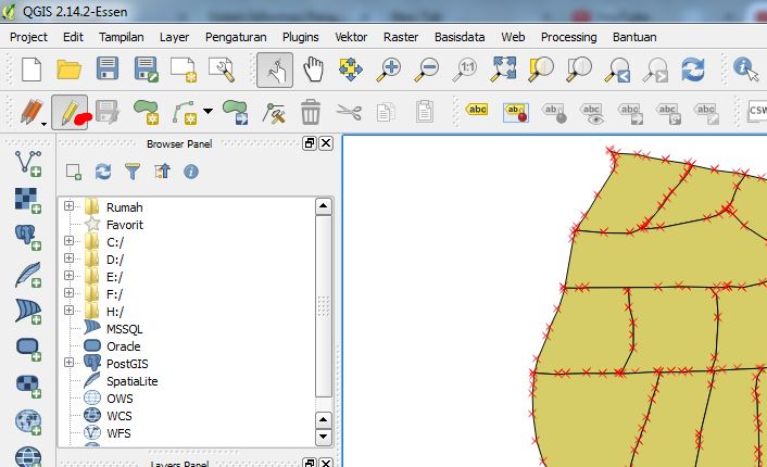 Meng-Edit Peta / SHP / Shapefile Menggunakan QGIS ~ Oddsay