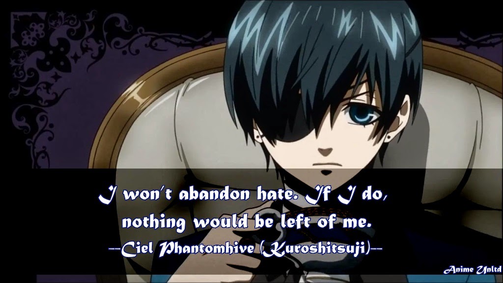My Anime Review: Black Butler Quotes
