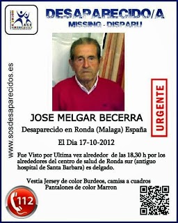 Salvador Dominguez -Adesepa: José Melgar Becerra, desaparece en Ronada ...