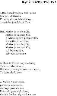 UFAM TOBIE JEZU: Zdrowaś Mario