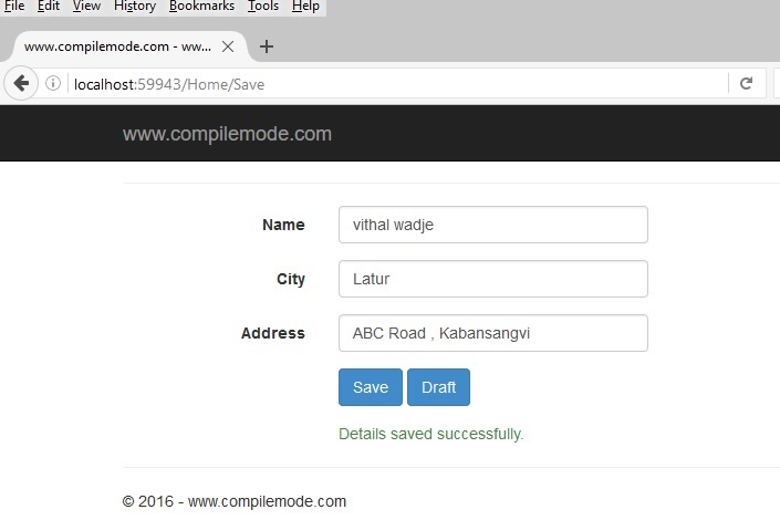 How To Use Multiple Buttons On Single View In Aspnet Mvc