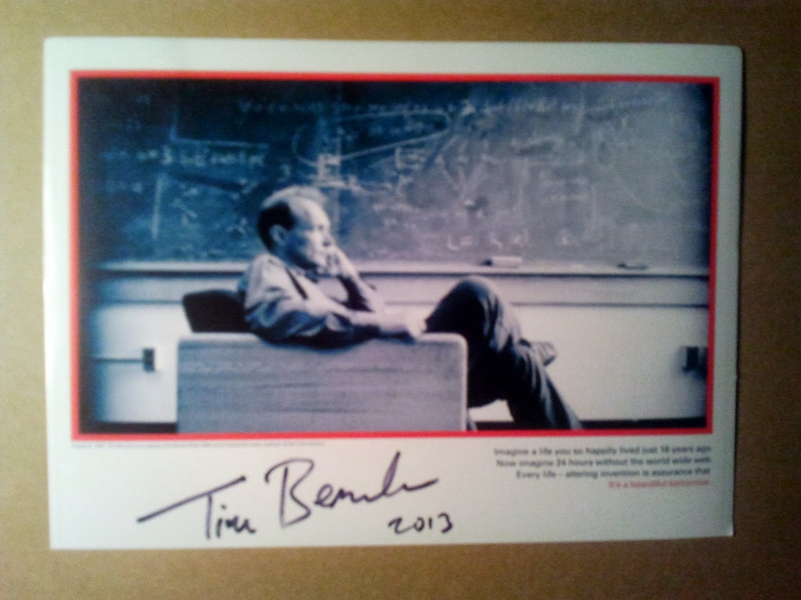 Autograph VIP: Success 2013: Sir Tim Berners-Lee, also known as TimBL ...