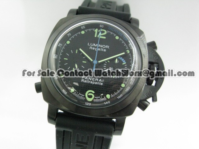 WatchWorx: Latest Panerai PAM 332 Luminor 1950 Regatta Rattrapante PVD ...