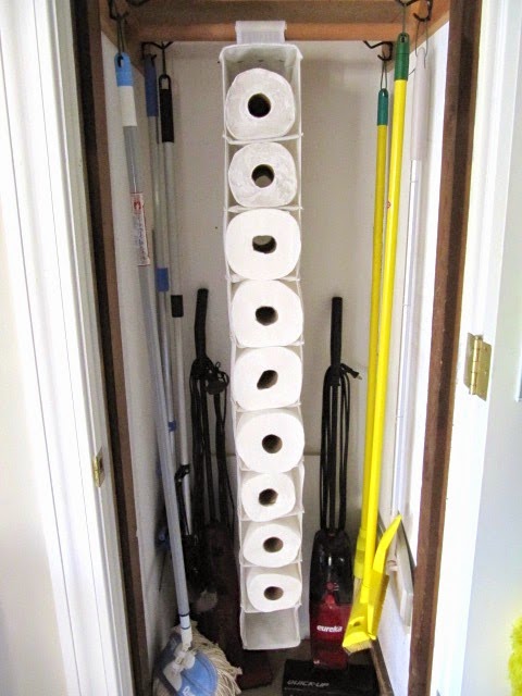 Sew Many Ways...: Organized Broom Closet...