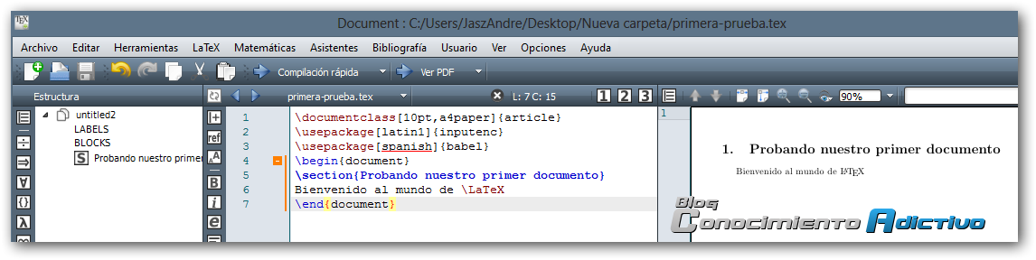 Instalar LaTeX en Windows paso a paso - Sistema de composición de ...