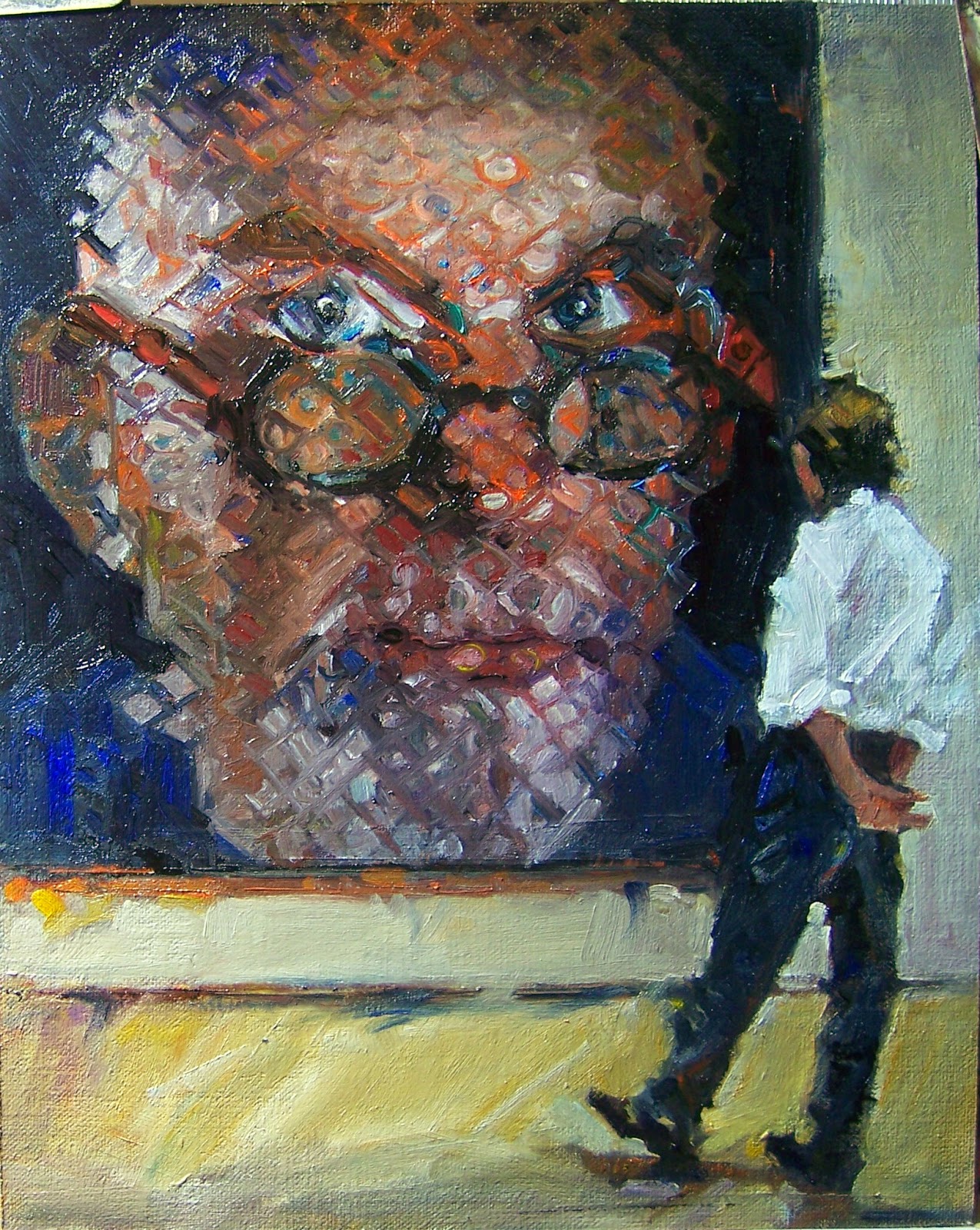 Kim Roberti Art Gallery: "Close Encounter" Kim Robert's 8"x10" Oil ...